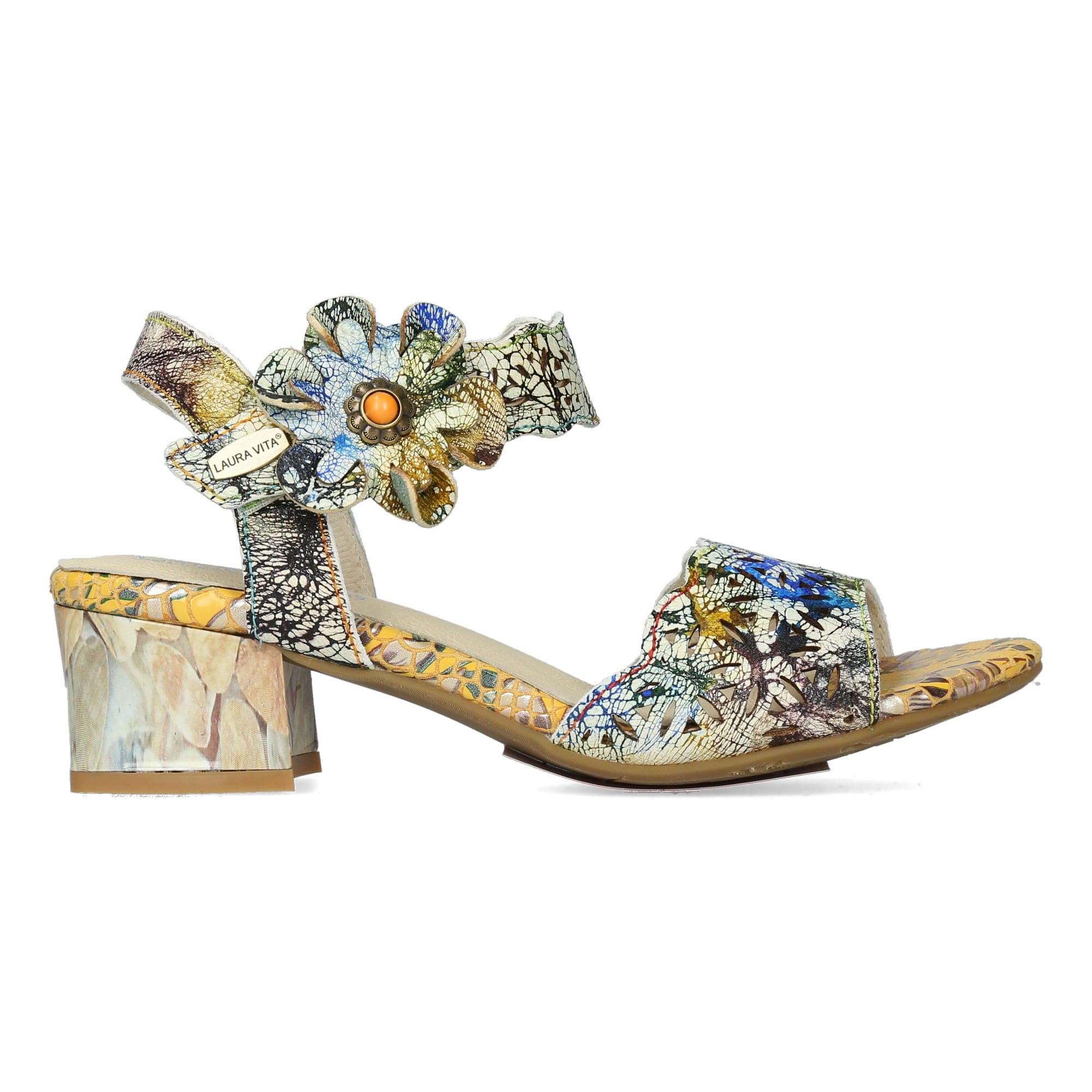 Laura Vita - Sandals - HUCBIO 0121 Fleur | Sandals