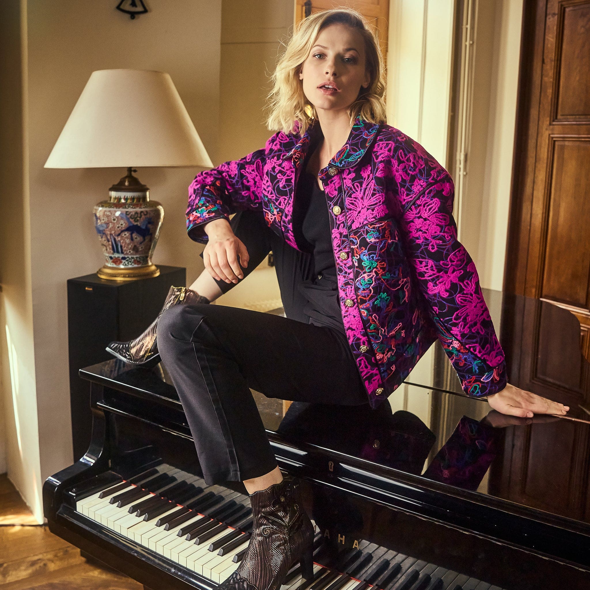 Laura Vita - Veste Nyx Violet Studio | Manteaux et vestes