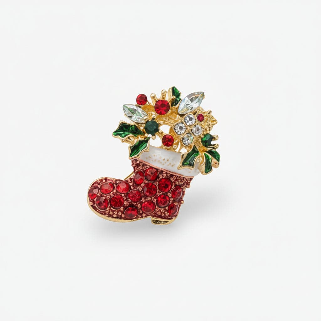 Laura Vita - Broche joya Medias de Navidad | Broche